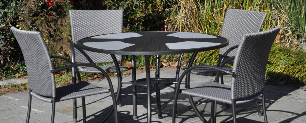 Milgreen Patio Furniture Pilano Woven Dining - Milgreen Patio Furniture